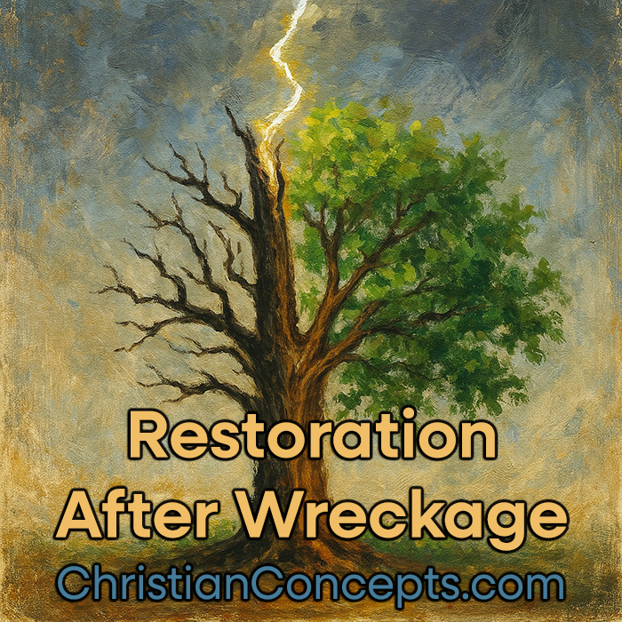 Restoration After Wreckage - Christian Concepts